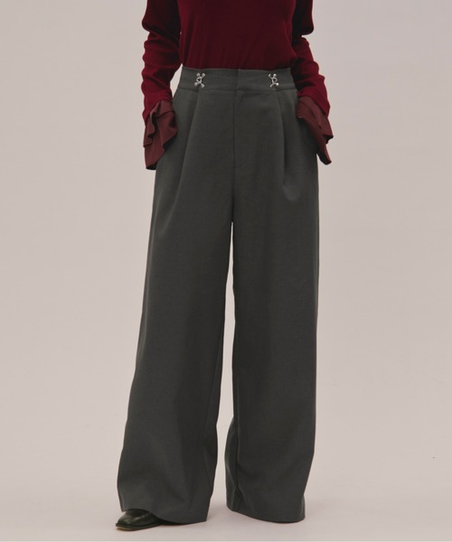 waist hook slacks / ウエストホックスラックス（スラックス）｜loin nuit（ロワンニュイ）のファッション通販 ...