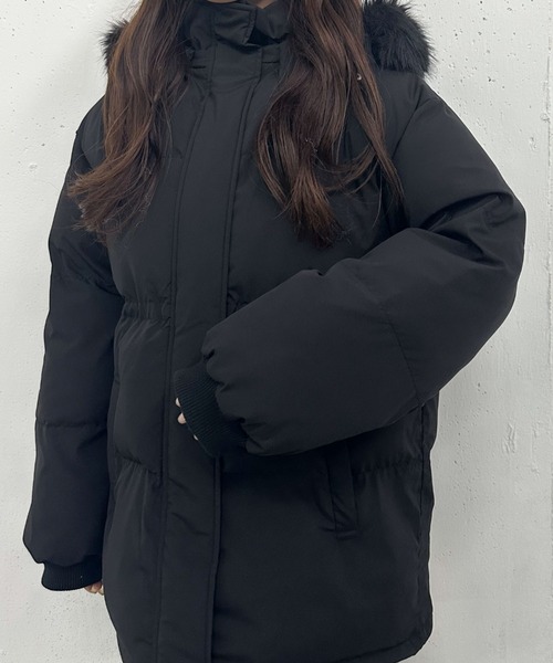 セール】マルチwayファーフード中綿ブルゾン（ブルゾン）｜archives