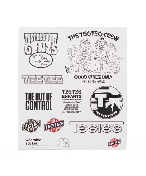 TEG TEG（テグテグ）の「PAINT STICKER CUSTOM Tee（Tシャツ/カットソー）」 - WEAR