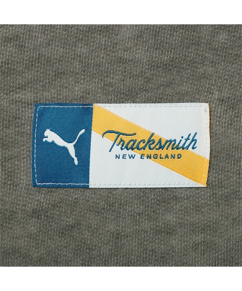 PUMA（プーマ）の「PUMA プーマ メンズ PUMA x TRACKSMITH ランニング 半袖 スウェットシャツ（パーカー）」 - WEAR