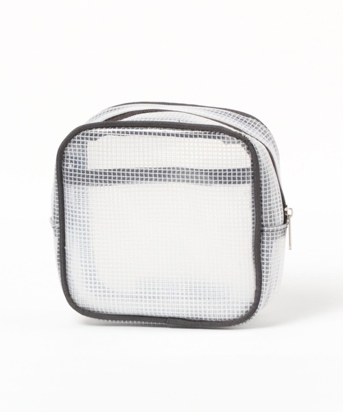 LAKOLE（ラコレ）の「メッシュPVCスクエアポーチ / 975165（ポーチ）」 - WEAR