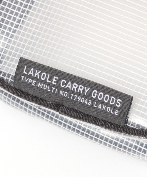 LAKOLE（ラコレ）の「メッシュPVCスクエアポーチ / 975165（ポーチ）」 - WEAR