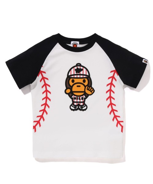 A BATHING APE（アベイシングエイプ）の「BABYILO BASEBALL TEE（Tシャツ/カットソー）」 - WEAR