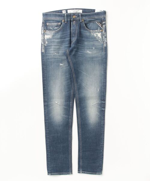 REPLAY（リプレイ）の「MAESTROレギュラースリムWILLBI コンフォートインディゴストレッチデニム（デニムパンツ）」 - WEAR