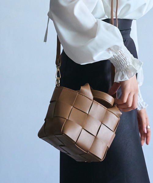 SETUP7（セットアップセブン）の「【SETUP7】ショルダー付きイントレチャート2WAYハンドバッグ KNF（ハンドバッグ）」 - WEAR