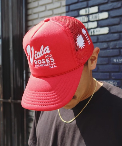 【セール】【Viola&Roses/ヴィオラアンドローゼス】 Everyone Trucker Cap 「Everyone」メッシュトラッカー ...