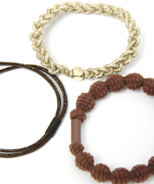 【セール】モコモコゴム3本セット[tiny tiny(ティニーティニー)]（ヘアゴム）｜tiny tiny（ティニーティニー）のファッション通販 - ZOZOTOWN