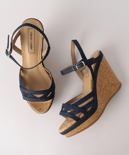 Odette e Odile（オデットエオディール）の「OID ダブルウェッジ サンダル110（サンダル）」 - WEAR