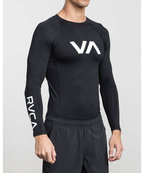 RVCA（ルーカ）の「RVCA メンズ SPORT RASHGUARD ラッシュガード/ルーカ 水着 長袖（ラッシュガード）」 - WEAR