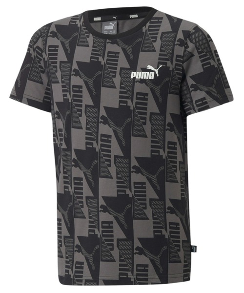PUMA（プーマ）の「PUMA プーマ キッズ ボーイズ PUMA POWER AOP Tシャツ 120-160cm（Tシャツ/カットソー）」 - WEAR
