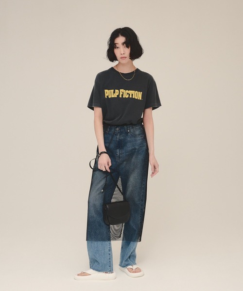 eL（エル）の「【eL】Mesh Layered Skirt/125858（スカート）」 - WEAR