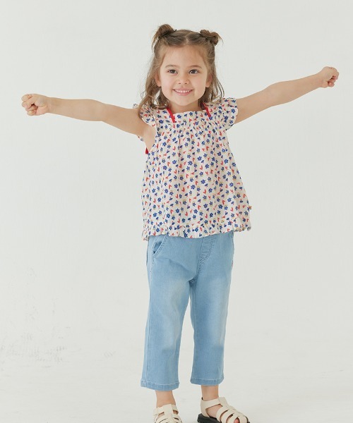 moimoln（モイモルン）の「ベリーベリー8分丈デニムパンツ（デニムパンツ）」 - WEAR