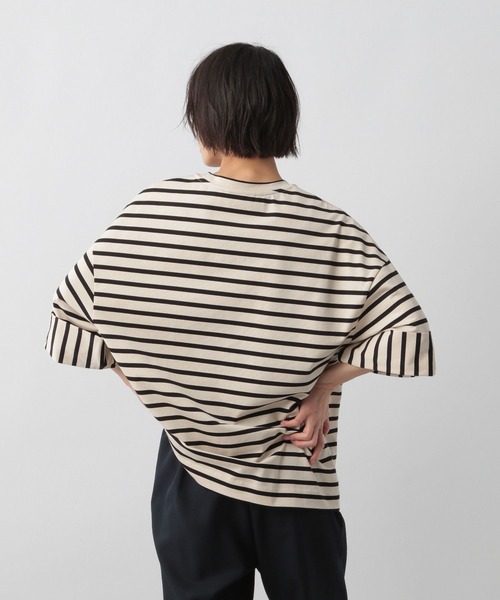 STERNBERG（スタンバーグ）の「STERNBERG/ボーダーロールアッププルオーバー/186538（Tシャツ/カットソー）」 - WEAR