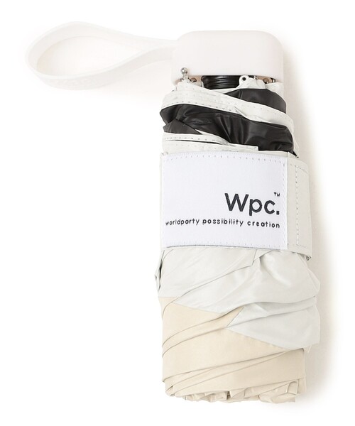 Wpc.（ダブリュピーシー）の「Wpc.: UVカット バイカラー パラソル（折りたたみ傘）」 - WEAR
