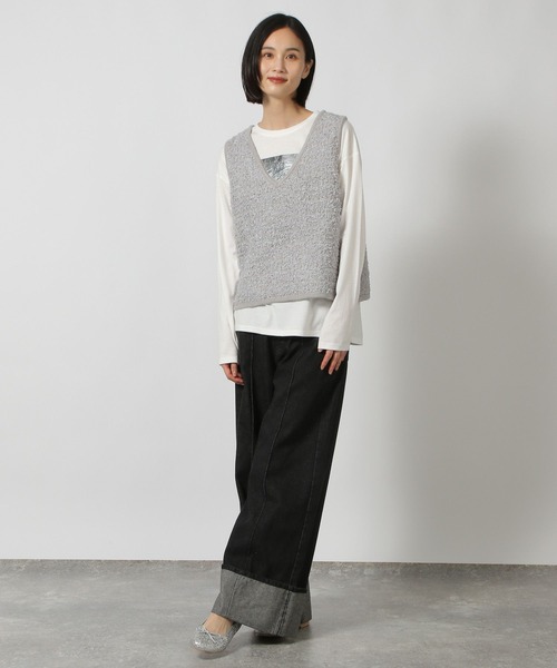 LAKOLE（ラコレ）の「2WAYテープヤーンベスト / 145835（ベスト）」 - WEAR