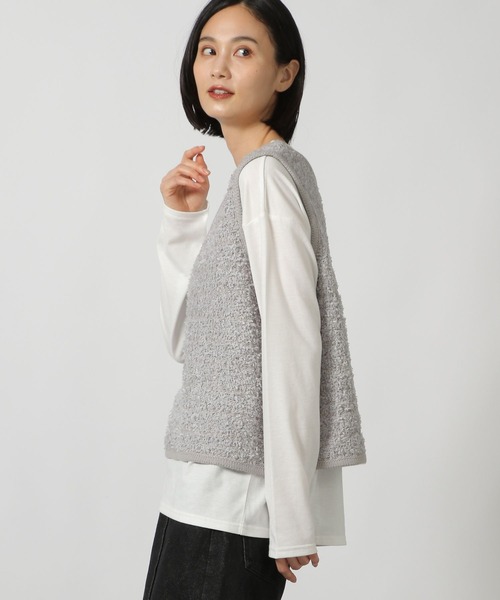 LAKOLE（ラコレ）の「2WAYテープヤーンベスト / 145835（ベスト）」 - WEAR