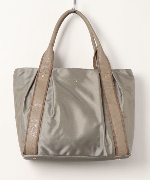 efffy（エフィー）の「【efffy/エフィー】 ナイロン×レザートート（トートバッグ）」 - WEAR