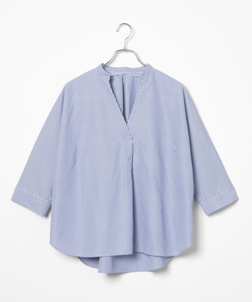 WEGO（ウィゴー）の「WEGO/【WEB限定】スタンドカラースキッパーシャツ（シャツ/ブラウス）」 - WEAR