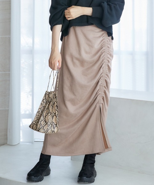 miclat（ミクラ）の「大きいサイズ シャーリングスカート miclat（スカート）」 - WEAR