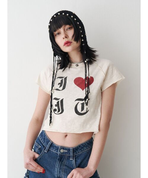 jouetie（ジュエティ）の「I LOVE jt Tシャツ（Tシャツ/カットソー）」 - WEAR