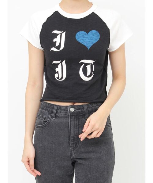 jouetie（ジュエティ）の「I LOVE jt Tシャツ（Tシャツ/カットソー）」 - WEAR
