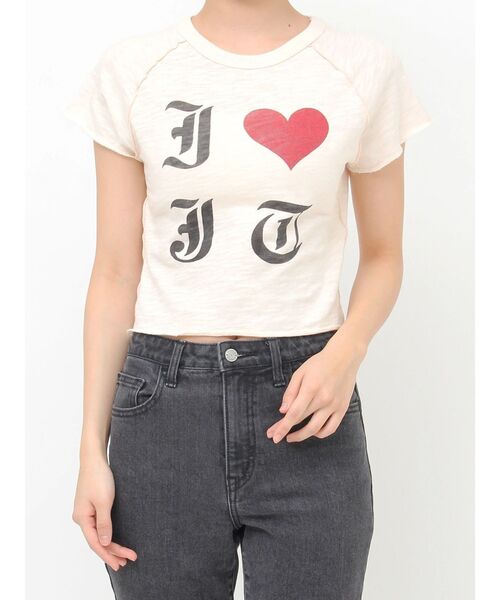 jouetie（ジュエティ）の「I LOVE jt Tシャツ（Tシャツ/カットソー）」 - WEAR