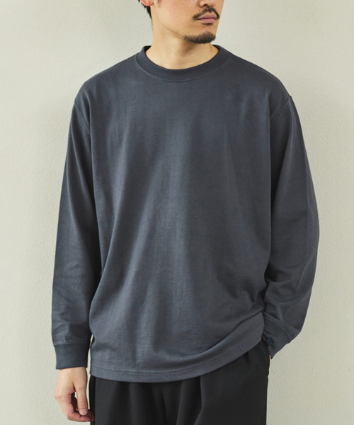 LOOPWHEELER（ループウィラー）の「LOOPWHEELER for LOWERCASE ツリテンジク ロングスリーブ（Tシャツ/カットソー）」 - WEAR
