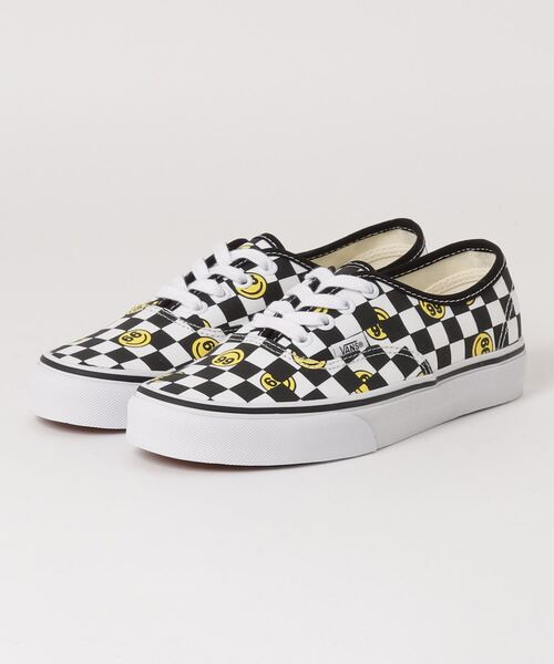 VANS ヴァンズ AUTHENTIC オーセンティック VN000EE3BP9 SMILEY CHK BK（スニーカー）｜VANS（バンズ ...