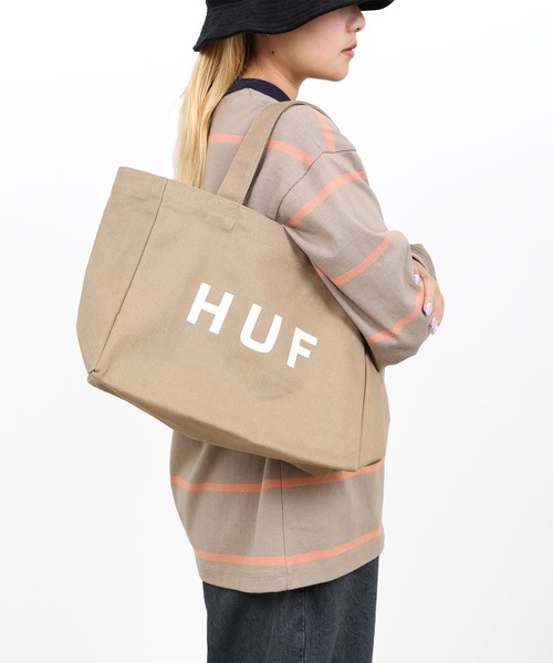 HUF（ハフ）の「HUF OG LOGO TOTE BAG S / HUF トートバッグ（トートバッグ）」 - WEAR