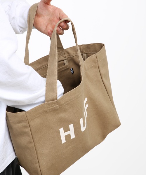HUF（ハフ）の「HUF OG LOGO TOTE BAG S / HUF トートバッグ（トートバッグ）」 - WEAR