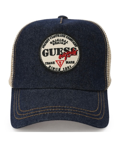 Guess（ゲス）の「GUESS Originals Denim Trucker Hat（キャップ）」 - WEAR