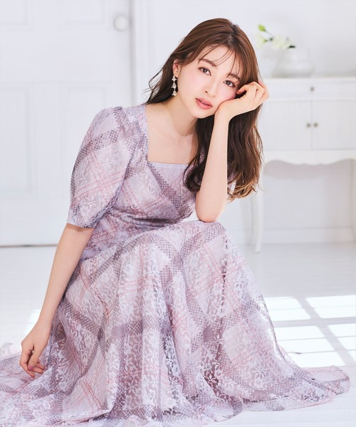WILLSELECTION（ウィルセレクション）の「レースチェックワンピース（ワンピース）」 - WEAR