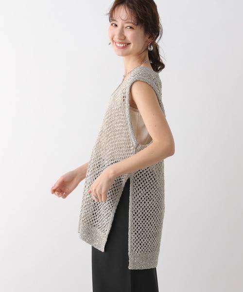 LEPSIM（レプシィム）の「5ゲージスパンコールベスト 106725（ベスト）」 - WEAR