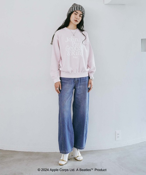 セール】ウエストダブルボタンコクーンデニムパンツ（デニムパンツ