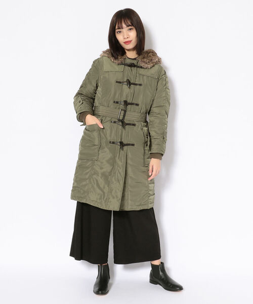 AVIREX（アヴィレックス）の「ダウンミリタリーダッフルコート/ DOWN MILITARY DUFFLE COAT（ダウンジャケット ...