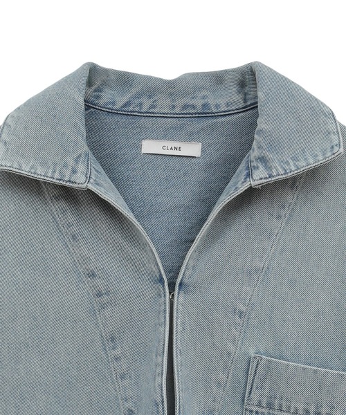 セール】【CLANE/クラネ】DENIM OVER SKIPPER SHIRTS/デニムオーバー