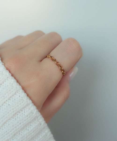 Thin Chain Ring（リング）｜ebine（エビネ）のファッション通販 - ZOZOTOWN