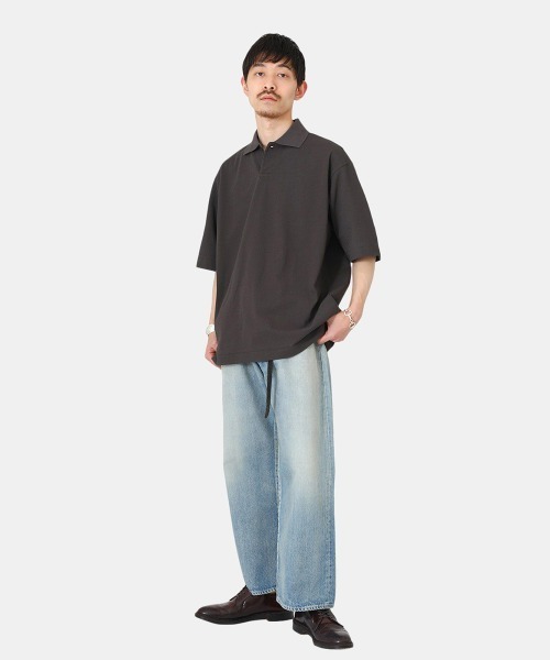 marka（マーカ）の「marka / マーカ：1B POLO - 40//1 organic cotton high twisted ...
