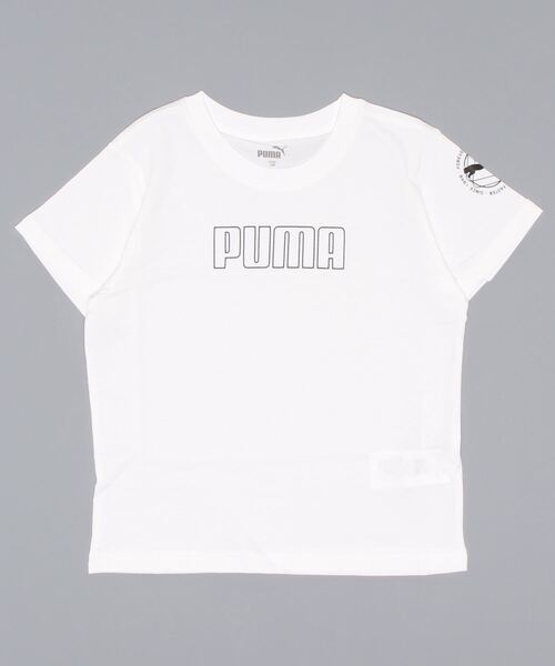 PUMA（プーマ）の「PUMA プーマ キッズ ボーイズ ACTIVE SPORTS グラフィック 半袖 Tシャツ 120-160cm（Tシャツ/カットソー）」 - WEAR