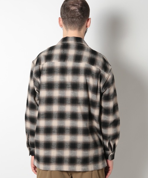 FUSE（フューズ）の「オンブレーチェックオープンカラーシャツ（シャツ/ブラウス）」 - WEAR