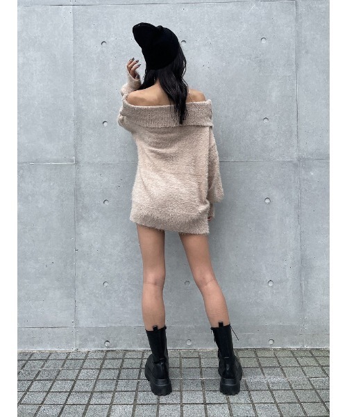 ENVYM（アンビー）の「オフショルフェザーOP（ワンピース）」 - WEAR