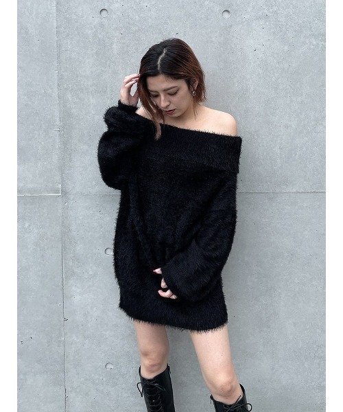 ENVYM（アンビー）の「オフショルフェザーOP（ワンピース）」 - WEAR