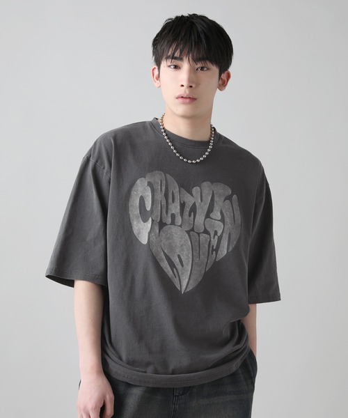 Buyer's Select/天竺ピグメントロゴハートプリントTシャツ（Tシャツ/カットソー）｜MSG（エムエスジー）のファッション通販 - ZOZOTOWN