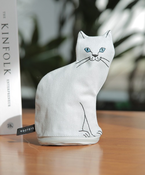 【セール】【ROOTOTE】EU.ウイズルー.オスワリネコ-A 猫ポーチ 1117（ポーチ）｜ROOTOTE（ルートート）のファッション通販 - ZOZOTOWN