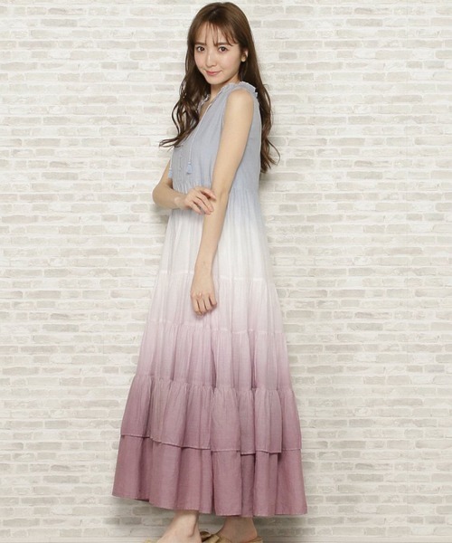 WILLSELECTION（ウィルセレクション）の「段染め2wayティアードワンピース（ワンピース）」 - WEAR