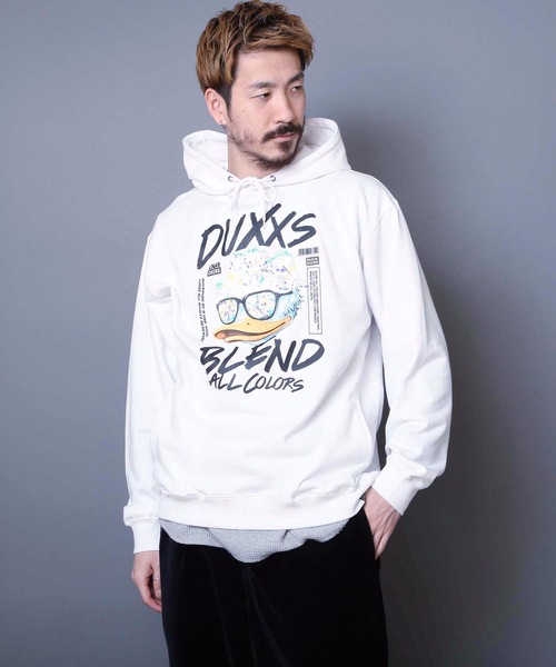 B ONE SOUL（ビーワンソウル）の「【B ONE SOUL/ビーワンソウル】DUCKプリントパーカー バックプリント ブランドロゴ 昨年 ...