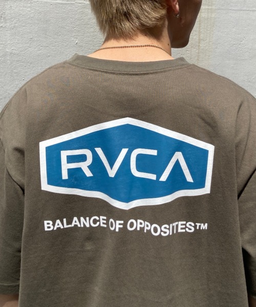 RVCA（ルーカ）の「【ムラサキスポーツ別注】RVCA/ルーカ バックプリントTシャツ クルーネック半袖Tee/オーバーサイズ サークルロゴTee BD041-P32（Tシャツ/カットソー ...