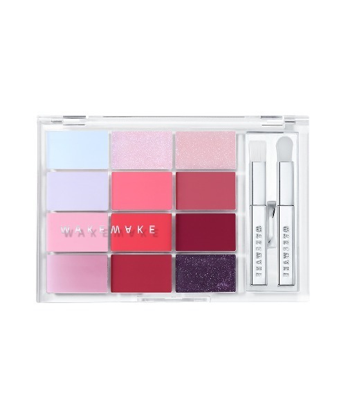 WAKEMAKE （ウェイクメイク）の「WAKEMAKE ソフトカラーリングリップパレット（口紅/リップティント/グロス）」 - WEAR