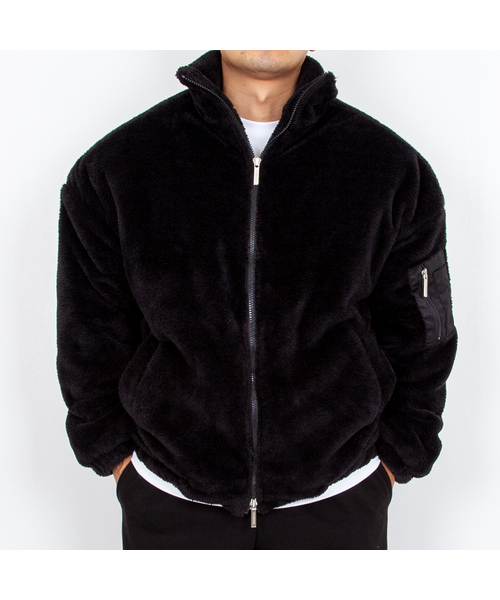 Wide shoulder fleece big size padding（その他アウター）｜PACIENCIA（パシエンシア）のファッション ...