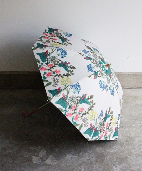 everlasting sprout（エバーラスティングスプラウト）の「刺繍花壇の雨天兼用日傘（長傘）」 - WEAR